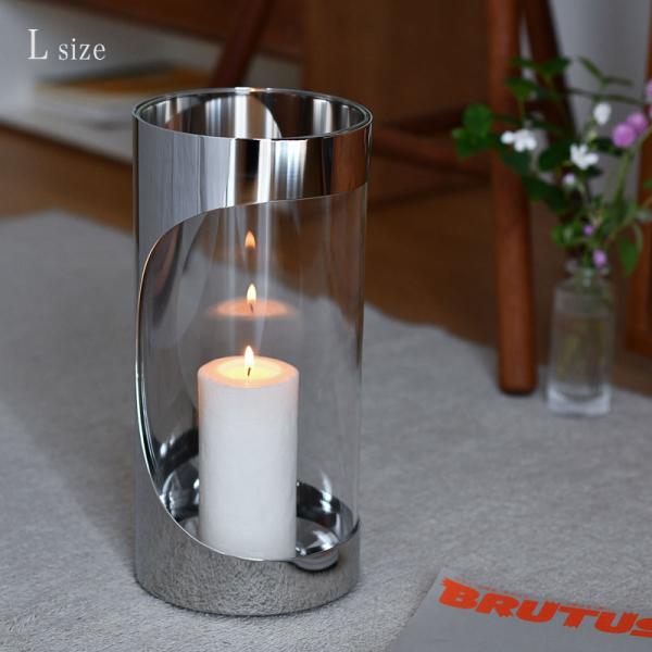 商品名：CHROME CONTOURS ハリケーン Lサイズブランド：Georg Jensen（ジョージジェンセン）デザイナー：マリア バーントセン（Maria Berntsen）サイズ：約 高さ 33 × 直径 15.5 cm素　材：ステ...