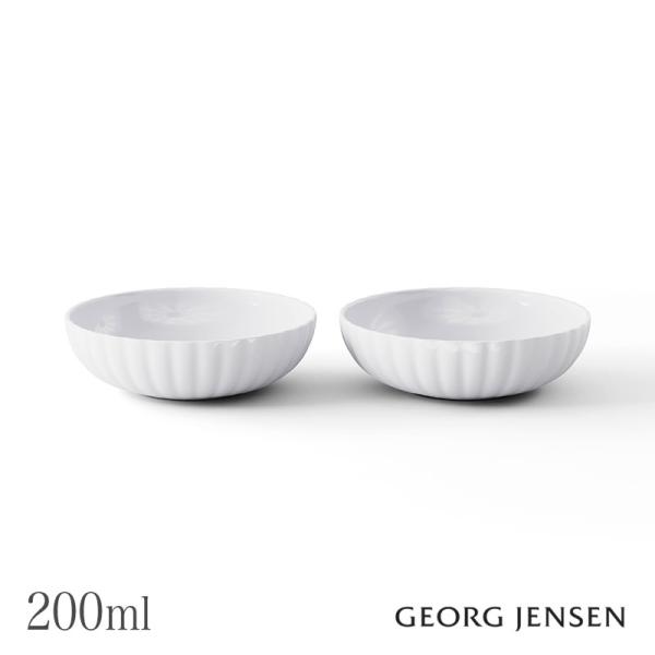 商品名：BERNADOTTE ボウル 200ml 2個セットサイズ：約 直径 14 cm × 高さ 4.1 cm容　量：200 ml素　材：ホワイトポーセリン※食洗機OK※化粧箱は輸送中の揺れなどにより、軽度な表面のキズや角のつぶれが生じる...