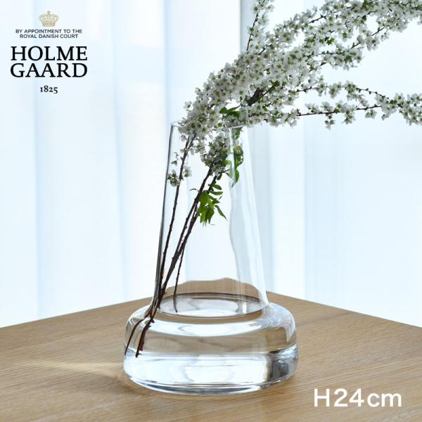 商品名：Flora ベース H24cm ロングネック クリアブランド：HOLMEGAARD（ホルムガード）デザイナー：Louis Campbell (ルイーズ・キャンベル)サイズ：約 高さ 24 cm × 直径 17 cm素　材：吹きガラス...