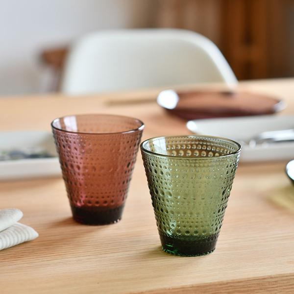商品名：Kastehelmi タンブラー 300ml 1個ブランド：iittala（イッタラ）デザイナー：Oiva Toikka（オイヴァ・トイッカ）サイズ：約 直径 9 cm × 高さ 9.7 cm／容量 300ml素　材：無鉛ガラス※食...