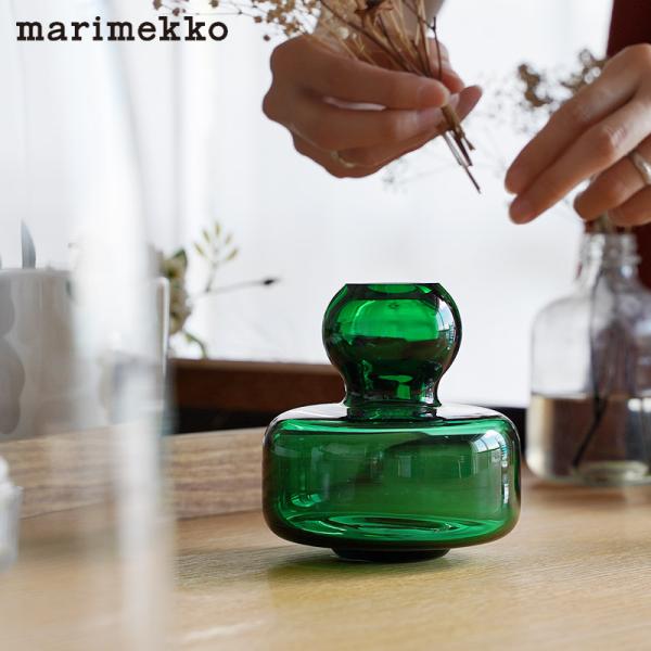 商品名：Flower Vase フラワーベースブランド：marimekko（マリメッコ）デザイン：Carina Seth Andersson（カリーナ セス・アンダーソン）サイズ：約 直径 10 cm × 高さ 11 cm / 口径内寸 約...