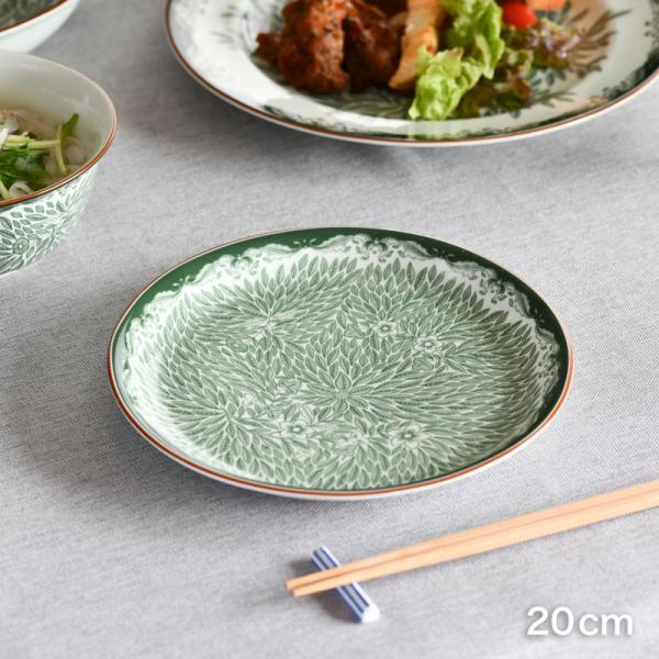 商品名：Ostindia Floris プレート 20cmブランド：Rorstrand（ロールストランド）サイズ：約 直径 20.2 cm × 高さ 2.6 cm素　材：磁器※電子レンジ、オーブン、食洗機：可※ご覧頂く環境により色・素材の見...