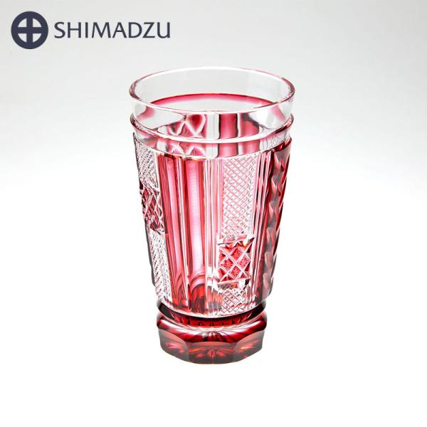 商品名：薩摩切子 トールタンブラーブランド：島津興業 薩摩ガラス工芸サイズ：約 高さ 13.7 cm × 直径 8 cm/ 容量 300 ml素　材：クリスタルガラス※ひとつひとつ職人による手作りにより若干サイズが異なる場合がございます。※...