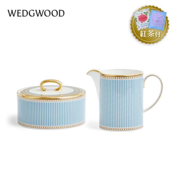 商品名：ヘリア シュガーボックス＆クリーマーブランド：WEDGWOOD（ウェッジウッド）サイズ：〈シュガーボックス〉約 高さ 6.5 cm〈クリーマー〉約 高さ 8.5 cm素　材：ファイン ボーン チャイナ※化粧箱は輸送中の揺れなどにより...