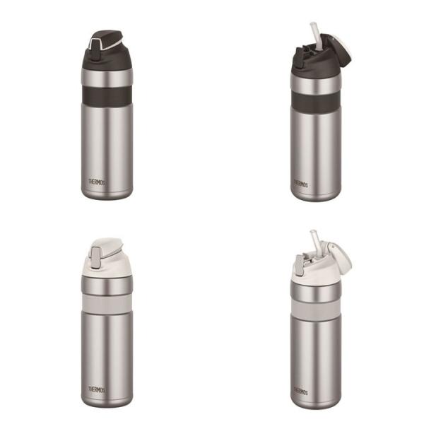 THERMOS サーモス ボトル 真空断熱ストローボトル FFQ-600 ウォーターボトル ドリンクボトル 水筒 スポーツボトル ロードバイク 自転車●サーモスから自転車専用設計のストローボトルが新登場！ライド中に水分補給しようとしたら飲み...