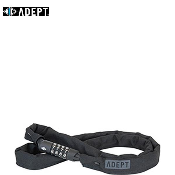 ADEPT アデプト C311 JET BLK LKW25708 自転車 鍵 ロック カギ重量と強度のバランスが良い3.5mmチェーンを採用したダイヤル式チェーンロック。ファッションや自転車に合わせてコーディネートできます。前後輪とフレーム...