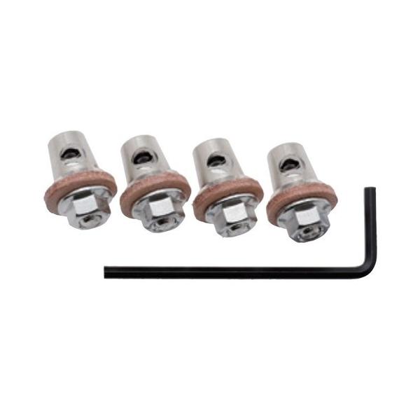 ●穴径5mm対応●真鍮●レザーワッシャー●4個セット●2.5mmヘックスレンチ付属●ヘックスレンチ式の真鍮ダルマネジセット。※商品のデザイン、仕様、外観、は予告なく変更する場合がありますのでご了承ください。