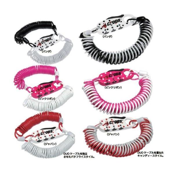 ●ジャパン・ピンクリボン・パンダ●2.5×1800●DUOケーブル■CROPSとコラボで生まれた東京サンエスオリジナルのＱ3DUOケーブル仕様。ワイヤーの長さを長くするのではく色の異なるワイヤーを２本（DUOケーブル）にすることで一本切られ...