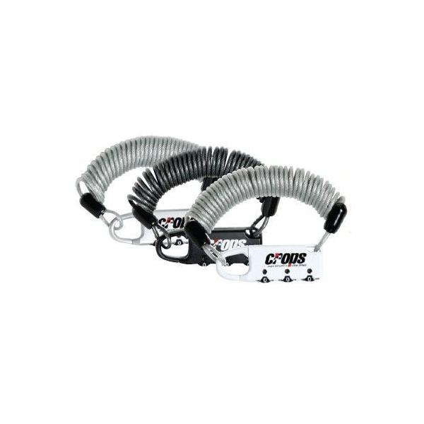 ●BK・SL・WH●2.5×1800■3桁マイセットコンパクトワイヤーロック。軽量コンパクトなワイヤー錠の定番。コイル式ワイヤーで持ち運びも便利。使い方いろいろの多目的ロック。