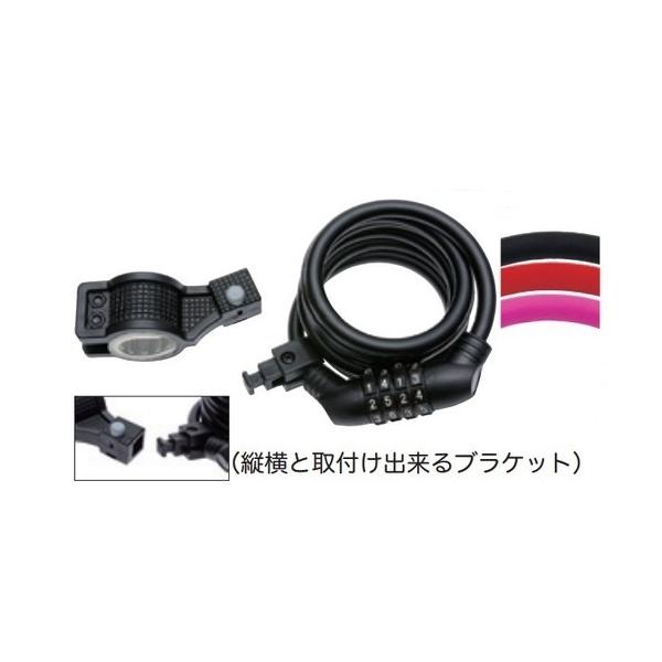 ●シリコンマイセットワイヤーロック●BK・RD・PK●10×1500mm●ブラケット付属●ソフトタッチシリコンボディーのダイヤルマイセットコルクワイヤーロック。ブラケットのキボシをワイヤーから取外し可能。また鍵の取付位置を縦横で選択して取付...