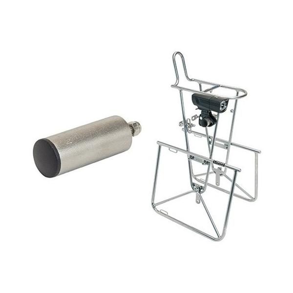 ・中空ステンレス・ライト取付部直径：直径22.2mm・ライト取付部長さ：52mm・M5 ボルト、ナット付属・L22.2×W70×H22.2mm・55g（YLP07200）（ランプホルダー4）（4582350850710）