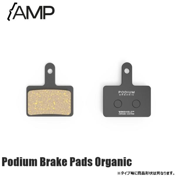 AMP Podium Brake Pads Organic 自転車 ブレーキパッド シューPodiumシリーズは、entry-level rangeの製品です。独自の30μmのポリマーセラミックWinShieldTMコーティングを採用してい...
