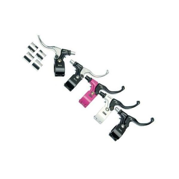 ●BK/SL・BK/BK・PK/BK・WH/BK●クランプ：25.4mm（22.2mmハンドルバー用スリーブ付き）●アルミ鍛造ブラケット＆レバー●248g(pr)■ダートジャンプ＆フリースタイル用レバー。