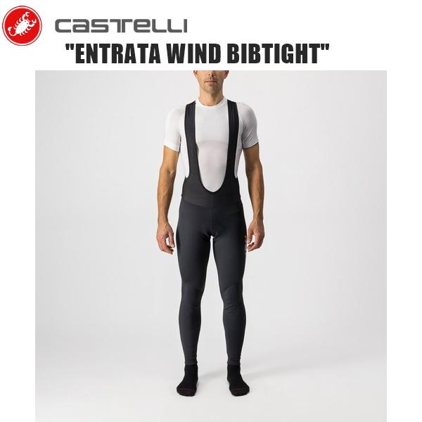 CASTELLI カステリ ENTRATA WIND BIBTIGHT BLACK 4520527-010 ビブタイツ ロング サイクルジャージエントリーユーザー向けの真冬ビブタイツが登場。撥水性はないが防風力の強さは本物。-2℃対応で寒が...