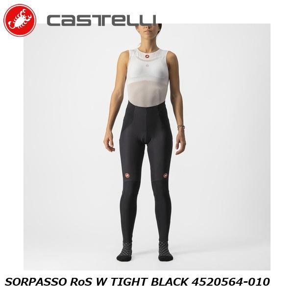 CASTELLI カステリ SORPASSO RoS W TIGHT BLACK 4520564-010 タイツ 自転車冬のレースタイツとして圧倒的人気を誇る。「RoS」は撥水性に加え、防風性・通気性・透湿性など冬のライドに必要とされる機能...