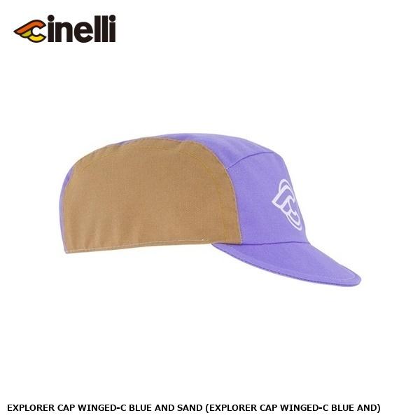 cinelli チネリ EXPLORER CAP WINGED-C BLUE AND SAND (EXPLORER CAP WINGED-C BLUE AND) サイクルキャップ1979年にイタロ・ルピによってデザインされた当社のロゴは、サ...