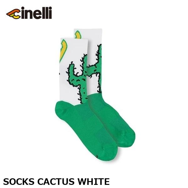 cinelli チネリ SOCKS CACTUS WHITE サイクルソックス 靴下Made in ItalyPefomance comfot fabics13cm cuff length■商品のデザイン、仕様、外観、は予告なく変更する場合...