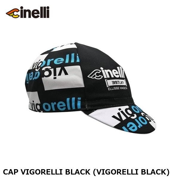 cinelli チネリ CAP VIGORELLI BLACK (VIGORELLI BLACK) サイクルキャップ1970年代初頭に最初のデザインを制作して以来、チネリのキャップはゆっくりと「イル・グランデ・サイクリズモ」の国際的なアイコ...