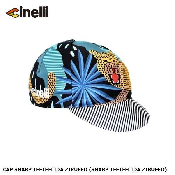 cinelli チネリ CAP SHARP TEETH-LIDA ZIRUFFO (SHARP TEETH-LIDA ZIRUFFO) サイクルキャップシャープ・ティースは、イタリア人イラストレーター、リダ・ジルッフォがチネリ・アート・プロ...