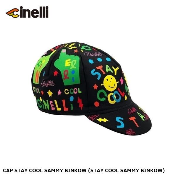 cinelli チネリ CAP STAY COOL SAMMY BINKOW (STAY COOL SAMMY BINKOW) サイクルキャップサミー・ビンコウによるチネリ・アート・プログラムのための新しいキャップデザイン。サミーはサンフェ...