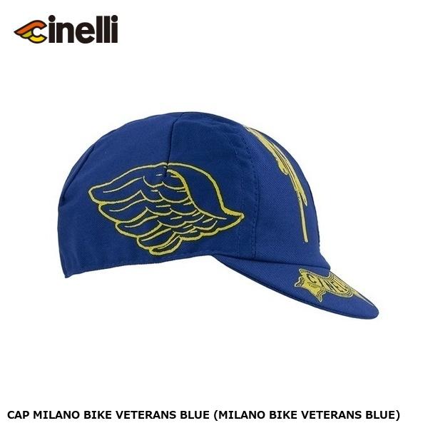 cinelli チネリ CAP MILANO BIKE VETERANS BLUE (MILANO BIKE VETERANS BLUE) サイクルキャップアメリカ海軍の退役軍人に贈られる、重厚な刺繍が施されたベースボールキャップにインスピ...