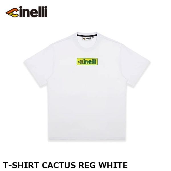 cinelli チネリ T-SHIRT CACTUS REG WHITE サイクルウェア　Tシャツ「サボテン」ストーリーが復活！1992年モデルのCinelliマウンテンバイク「Vamos」に初採用されたCactusグラフィックは、イタリア...