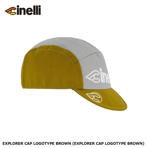 cinelli チネリ EXPLORER CAP LOGOTYPE BROWN (EXPLORER CAP LOGOTYPE BROWN) サイクルキャップデザイン愛好家のための逸品。1979年にイタロ・ルピによってデザインされた当社のロゴ...