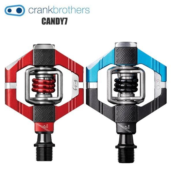 CRANK BROTHERS クランクブラザーズ ペダル キャンディ7 CANDY7 自転車調整可能なトラクションパッド＆ペダルヒットを防ぐ形状採用のレーシンググレード●最上級ステンレススチール製の新しい形状のボディとアルミニウム製の部品、...