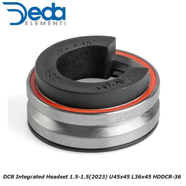DEDAELEMENTI デダエレメンティ DCR Integrated Headset 1.5-1.5(2023) U45x45 L36x45 HDDCR-36 自転車 ヘッドパーツ重量：80gヘッドセット規格：インテグレーテッド 1.5...
