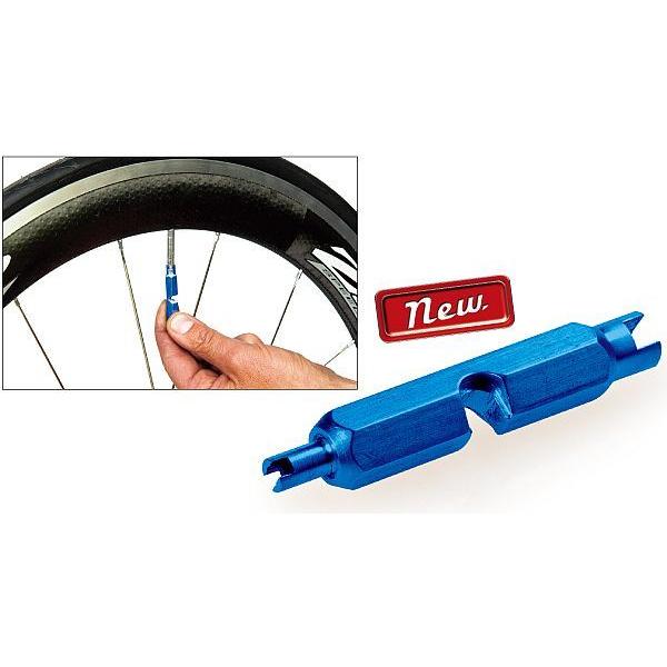 ■こちらの商品は、メーカーからのお取り寄せ商品になります。■メーカー在庫完売時には、ご注文をキャンセルさせていただきます。○タイヤチューブのバルブ用レンチ。米式や仏式のバルブコアの着脱や、仏式の延長バルブの取り付けにも便利な5mmのレンチが...