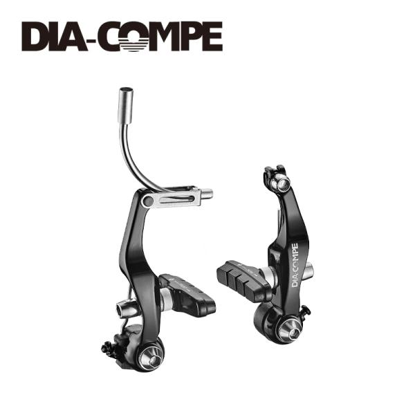 DIA-COMPE ダイアコンペ BA85EX 前後セット ショートVブレーキ 自転車用Vブレーキ? ショート(85mm) V型ブレーキ? 冷間鍛造アルミアーム(シルバーまたはブラックアルマイト)? デュアルスプリングテンション調整? リニ...