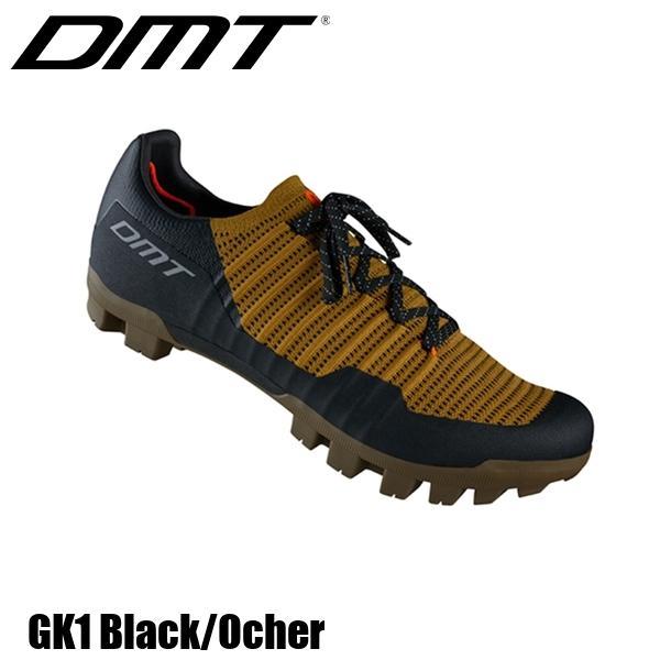DMT ディーエムティー GK1 Black/Ocher 自転車 シューズ  靴グラベルライディングの最適解足の形にぴったり合う伸縮性を備え、通気性に優れた非常に軽量なフルニットグラベルシューズです。シューレースホールはアッパーと一体化され...