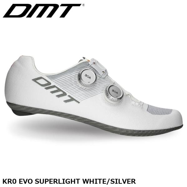 DMT ディーエムティー KR0 EVO SUPERLIGHT WHITE/SILVER 自転車 サイクルシューズ ビンディングシューズKR0 EVO SUPERLIGHT進化したソール。不変のスピリット。KR0 EVO SUPERLIGH...