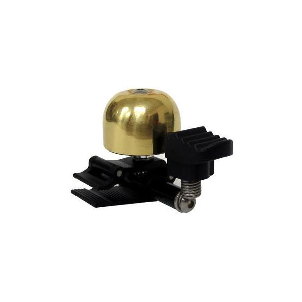 ○ベル本体をくるくる回せば、台座の口が開いたり、閉じたりするので、好きな個所にベルを装着することができる便利なベルです。(最大外径 約1cmまで)。●１個販売●カラー：ゴールド／ブラック※商品のカラーはディスプレイの種類等により、実物と異な...