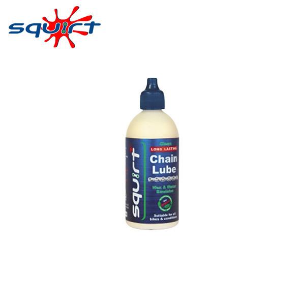 squirt スクワート オイル 潤滑油 自転車 チェーンルーブ CHAIN LUBE 120ml●ワックス系チェーン潤滑剤●液体が乾燥するとドライタイプになる●チェーンがきれいなままで長時間持続●持続性：約480-640km●低摩擦抵抗●...