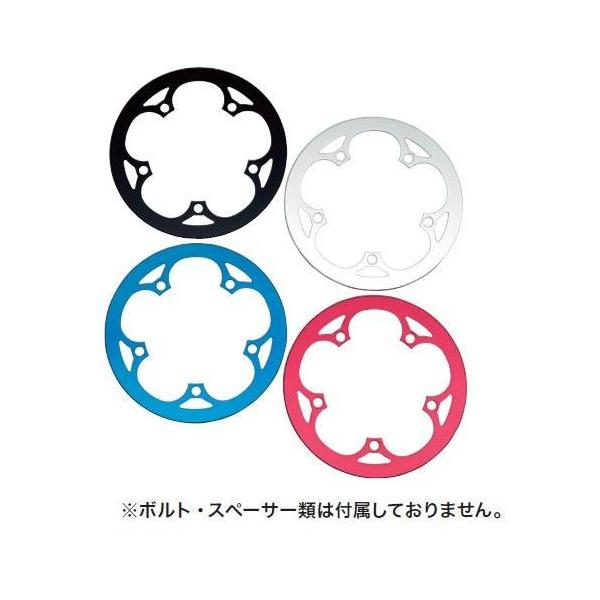 ●SL・BK・RD・BL●対応歯数：52?54T用・48?50T用・44?46T用・40?42T用●PCD:130mm■足元を守るアルミ製チェーンガード。