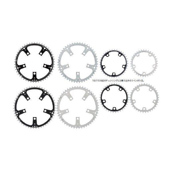 ●SL・BK●アウター:49T・51T●インナー:35T・37T●7075アルミCNC●PCD:110mm●SHIMANO9S/10S＆SRAM10S・SHIMANO10S/11S＆SRAM10S※10/11S用のアウターチェンリング表面外...