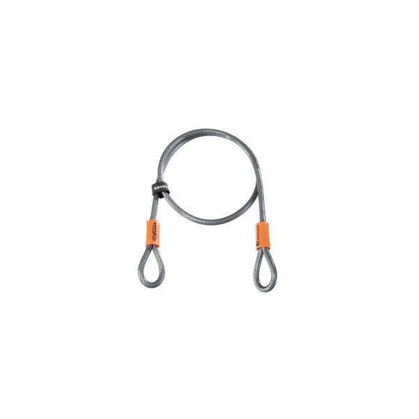 ○軽くて強いスチールコードを編んだWループワイヤー。ロックと組合わせて使う他、シートポストに通して、盗難から防ぐのにも役立ちます。●サイズ：Φ10×1,200 mm●重量：300g (カタログ値)●カラー：スモーク