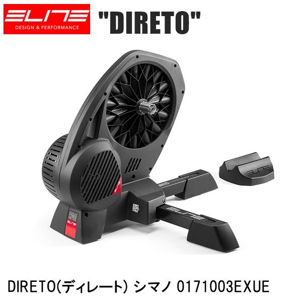 ELITE エリート DIRETO(ディレート) シマノ 0171003EXUE 自転車 ローラー台サイズ：650x830x560mm（設置）、650x300x560mm（収納）重量：約15kg自動負荷・最大再現勾配14％通信規格：ANT+...
