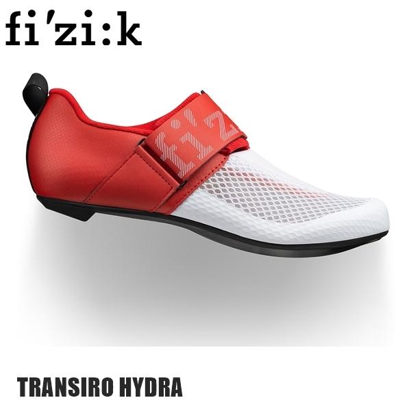 fizik フィジーク TRANSIRO HYDRA ホワイト/メタレッド トライアスロン 自転車 シューズ  靴トランジィーロ ハイドラ3Dエアメッシュアッパーは通気性に優れ、ソフトな履き心地が特徴。R2カーボンソールからインスパイアされ...