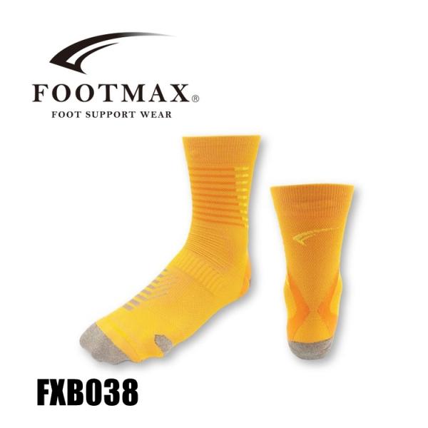 FOOTMAX フットマックス FXB038 ウェローチェ オレンジ サイクルソックス 靴下●S(22-24)・M(24-26)・L(26-28cm)●ナイロン・ポリエステル・ポリウレタン●ロードバイクモデル●日本製●3DSOXによる足の形...