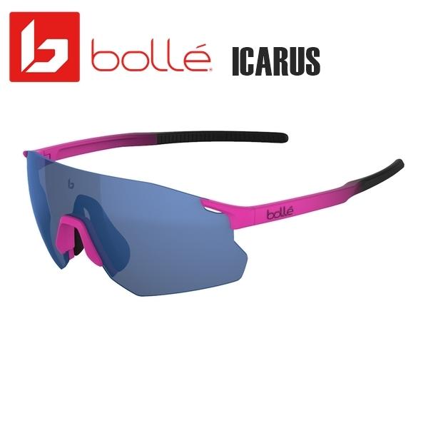 bolle ボレー BS016002 ICARUS　サングラス Pink Black Matte Brown Blue 2022 スポーツサングラス 自転車ICARUSは、Bolleの新しい超軽量フレームレスモデルで、24グラムの純粋なパフ...