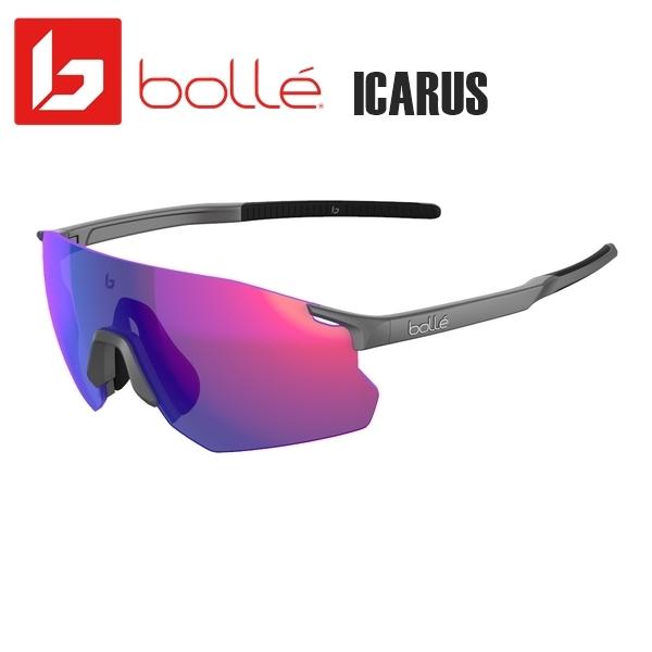 bolle ボレー BS016004 ICARUS　サングラス Titan Matte Volt+ Ultraviolet 2022 スポーツサングラス 自転車ICARUSは、Bolleの新しい超軽量フレームレスモデルで、24グラムの純粋な...