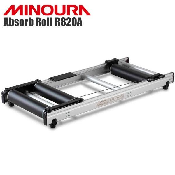 MINOURA ミノウラ ローラー台 ホームトレーナー Absorb Roll アブソーブロール R820A 振動吸収３本ローラー エクササイズ徹底した振動対策が施されたフラッグシップモデル＜フレーム＞水平状態の走行をサポートするフロントド...
