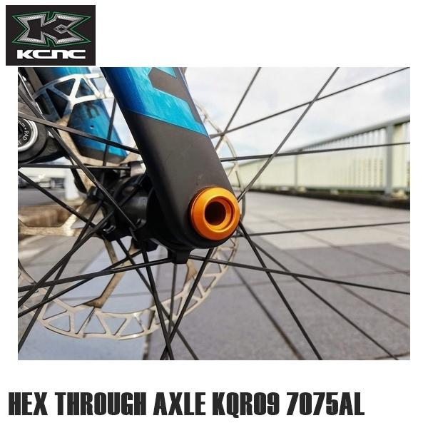 KCNC ケーシーエヌシー ハブパーツ KCNC ヘックスタイプスルーアクスル 7075 KQR09 12X100MM M12X1.5PX16L-123L ゴールド 自転車 スルーアクスルKCNC最軽量スルーアクスル ●7075アルミニウム...