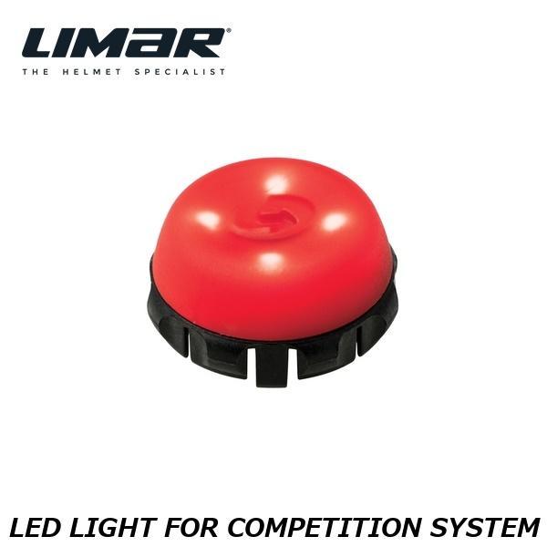 LIMAR リマール LIMAR LED LIGHT FOR COMPETITION SYSTEM 自転車用ヘルメット ライト＜操作方法＞ １．赤いボタン（Limarロゴ）を押すと、LEDライトがフラッシュモードになります２．もう一度ボタン...