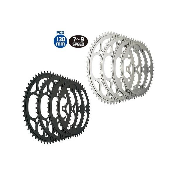 ●商品概要：4アームのMTBから、ロードバイクのノーマルクランク用、コンパクトドライブ用まで幅広く揃えた、7〜9スピード対応チェーンリング。クランクはそのままで、ワイドなギア比の変更に対応できます。アルミ合金●メーカー名：TIOGA/タイオ...
