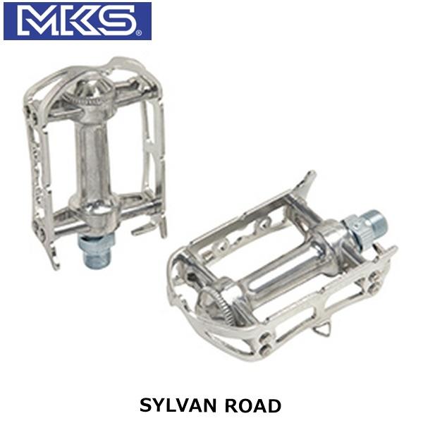 MKS ミカシマ 三ヶ島製作所 シルバンロードSIL SYLVAN ROAD PDL17001 自転車 フラットペダルクラシカルなスタイルが魅力の片面踏みロードペダル。●アルミ合金ボディ●ボールベアリング●9/16"アクスル●L61xW10...
