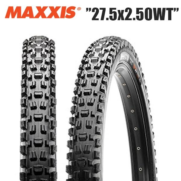 maxxis マキシス アセガイ 27.5x2.50WT EXO+ TIR35603 自転車 MTB タイヤ非常に評価の高いマキシスのダウンヒルタイヤ、「ミニオンDHF」と「ミニオンDHRII」のトレッドパターンを組み合わせたセンタートレッ...