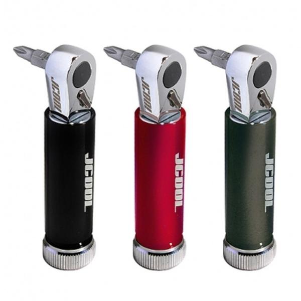 ●商品概要：LipStick tool with Rachet Toolヘッドを取り換えできる、コンパクトサイズのラチェットツールボディの中に付属ツールが収納されている長さ91mm98g色：　黒　赤　グレー付属ツール：3mm / 4mm /...